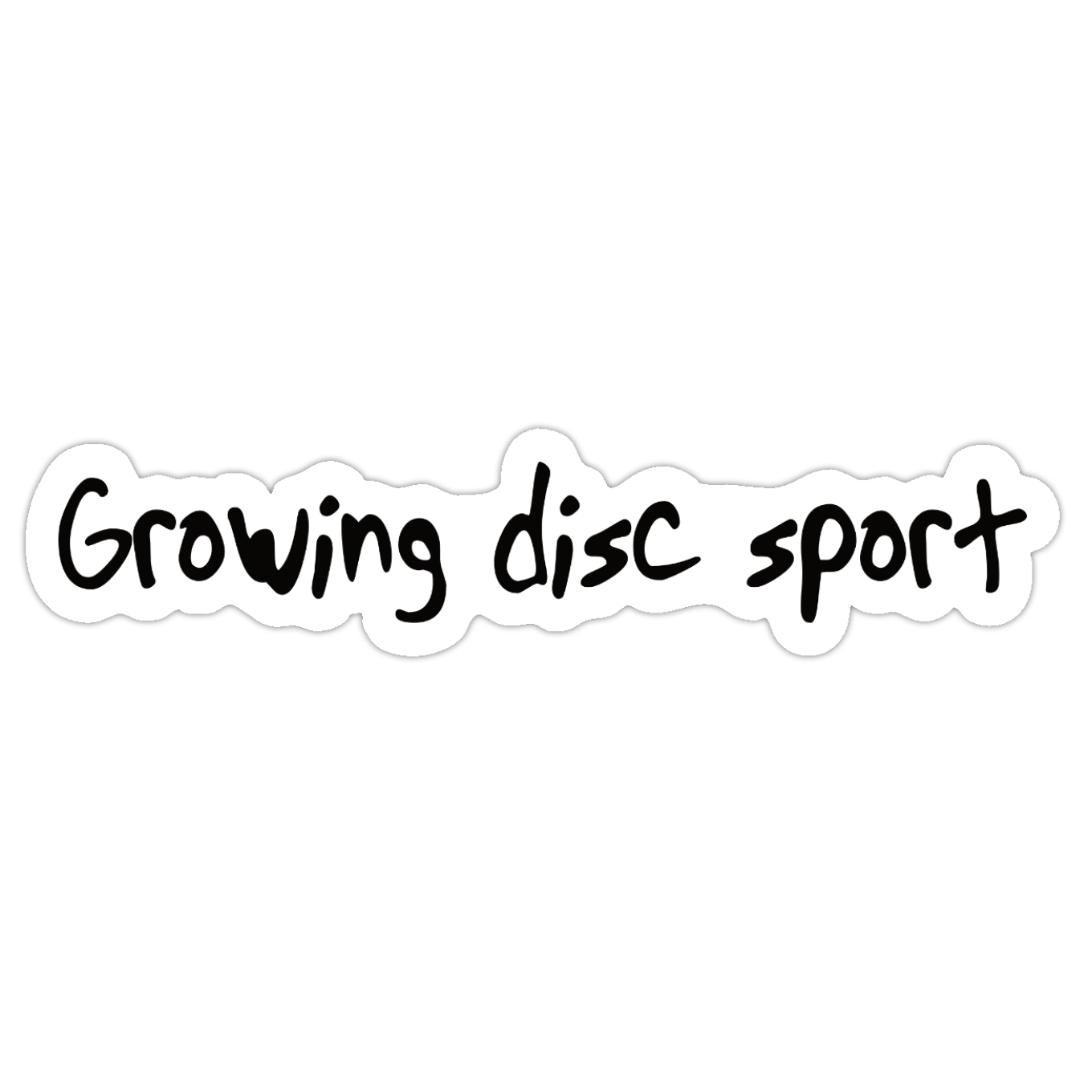 Disc Tree "Growing Disc Sport" Sticker